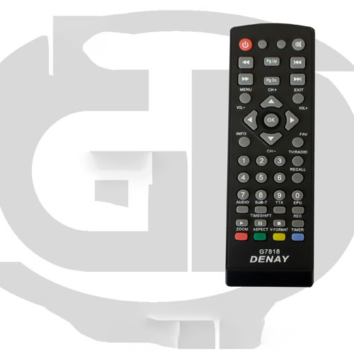 خرید و قیمت کنترل گیرنده دیجیتال دنای مدل 7818 | الکتروچشم